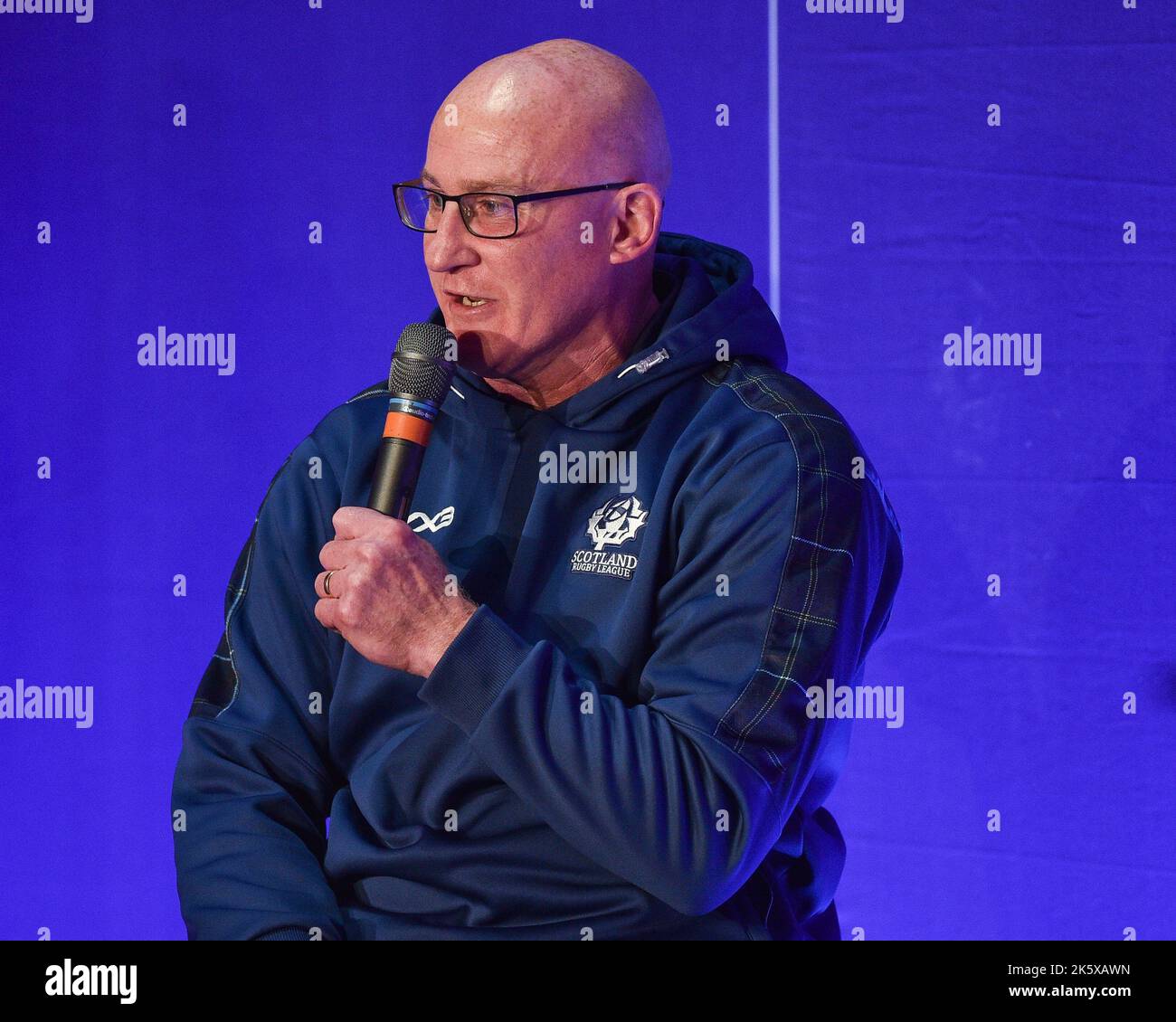 Manchester, England - 10th October 2022 - Scotland Head coach Nathan ...