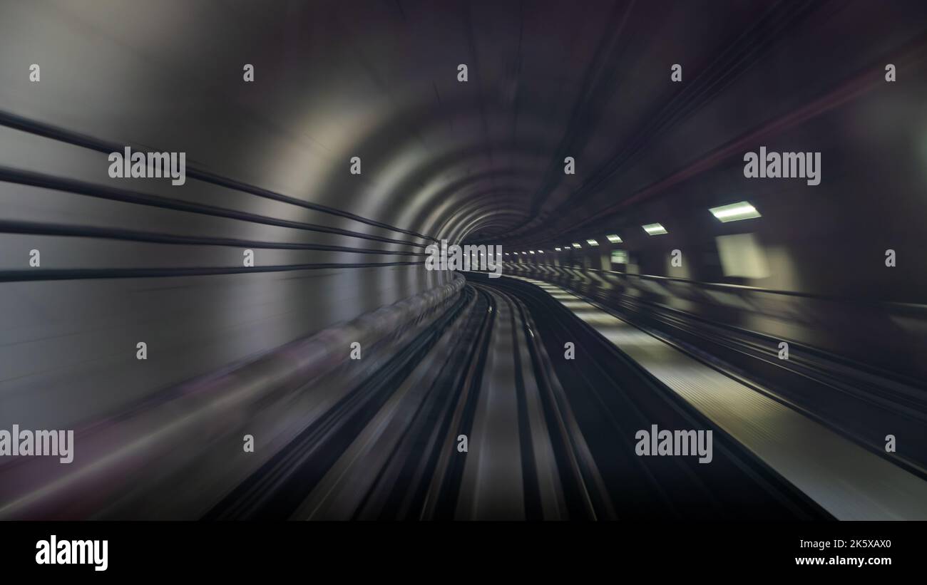 inside of the underground metro network Stock Photo - Alamy