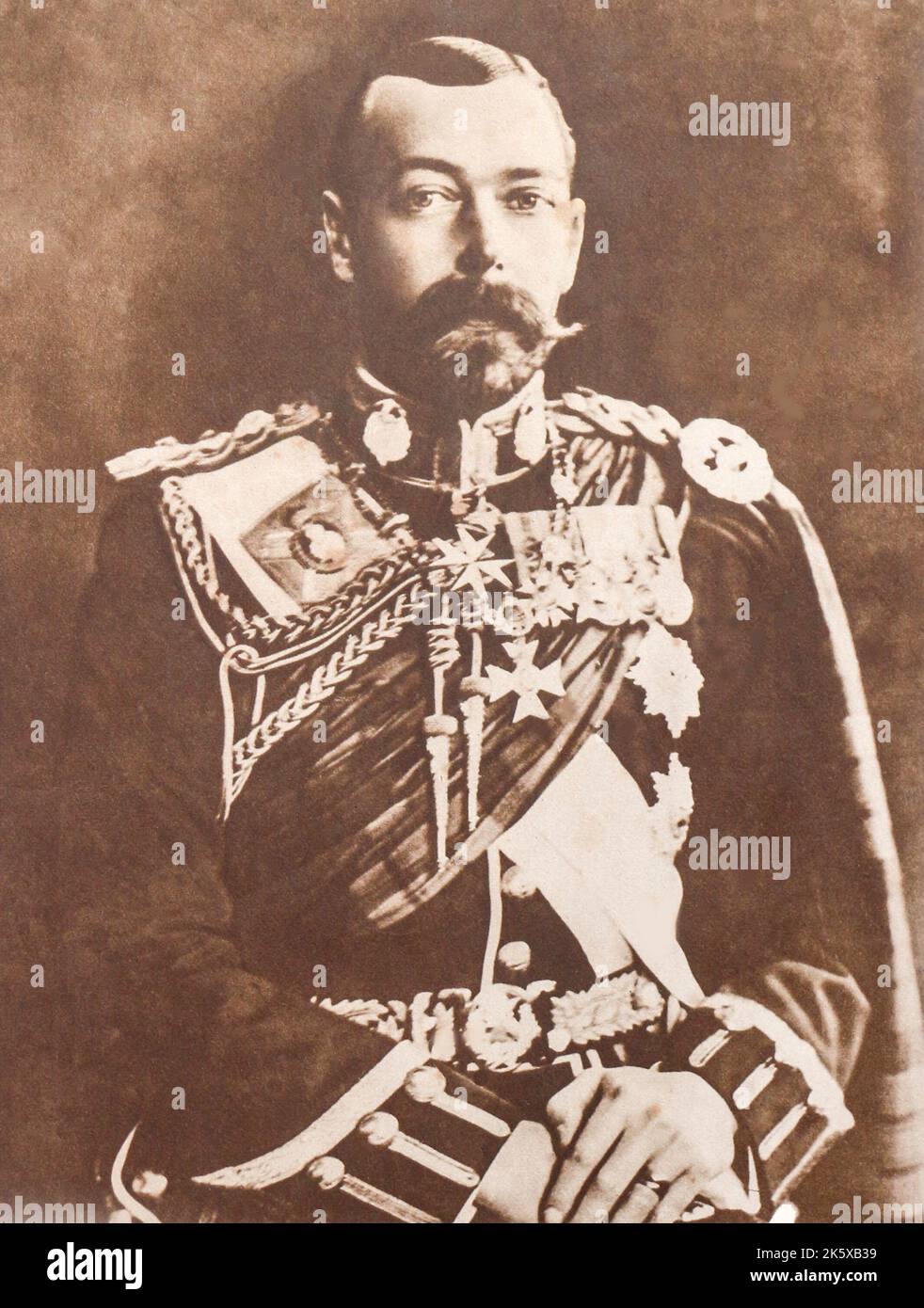 WW1 : l'Image de la Guerre : George V Stock Photo - Alamy