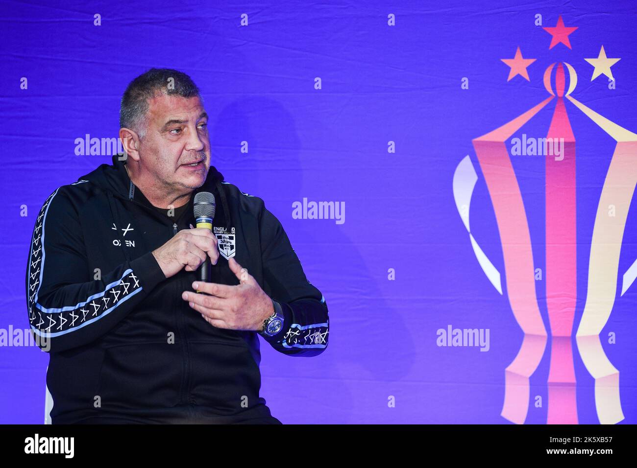 Manchester, England - 10th October 2022 - England Head coach Shaun Wane ...