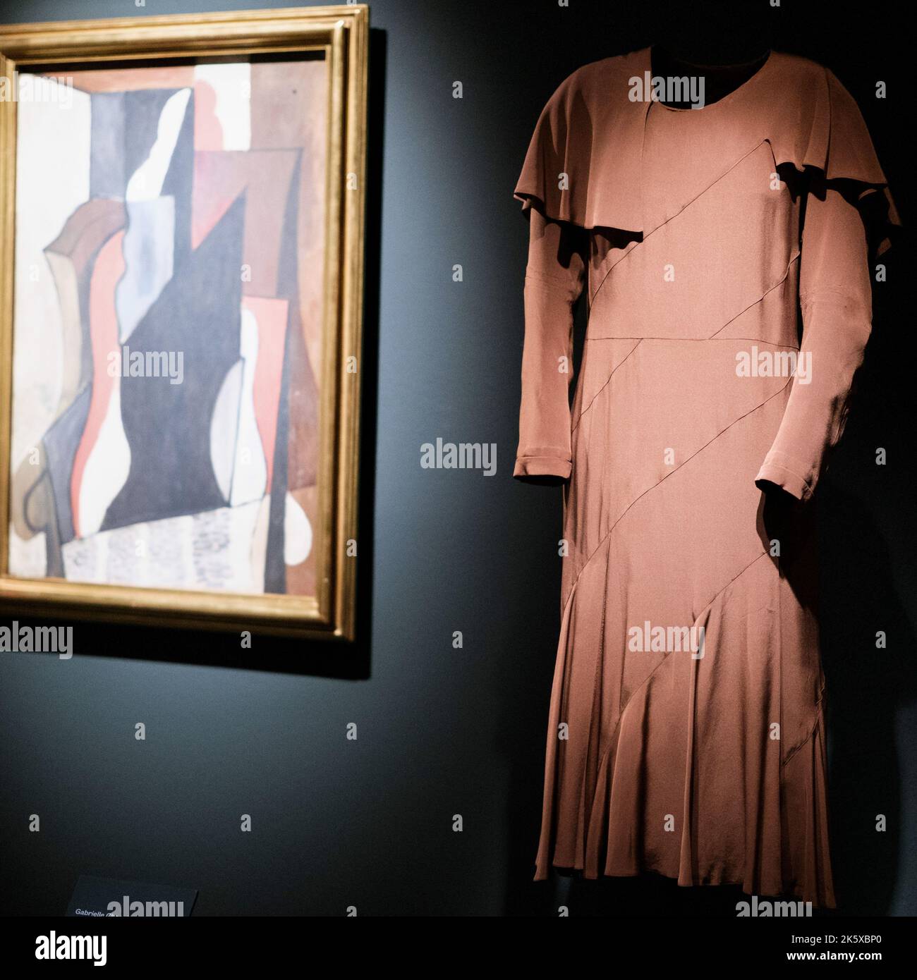 Madrid, Spain. 10th Oct, 2022. Designer dress of Gabrielle?Chanel seen ...