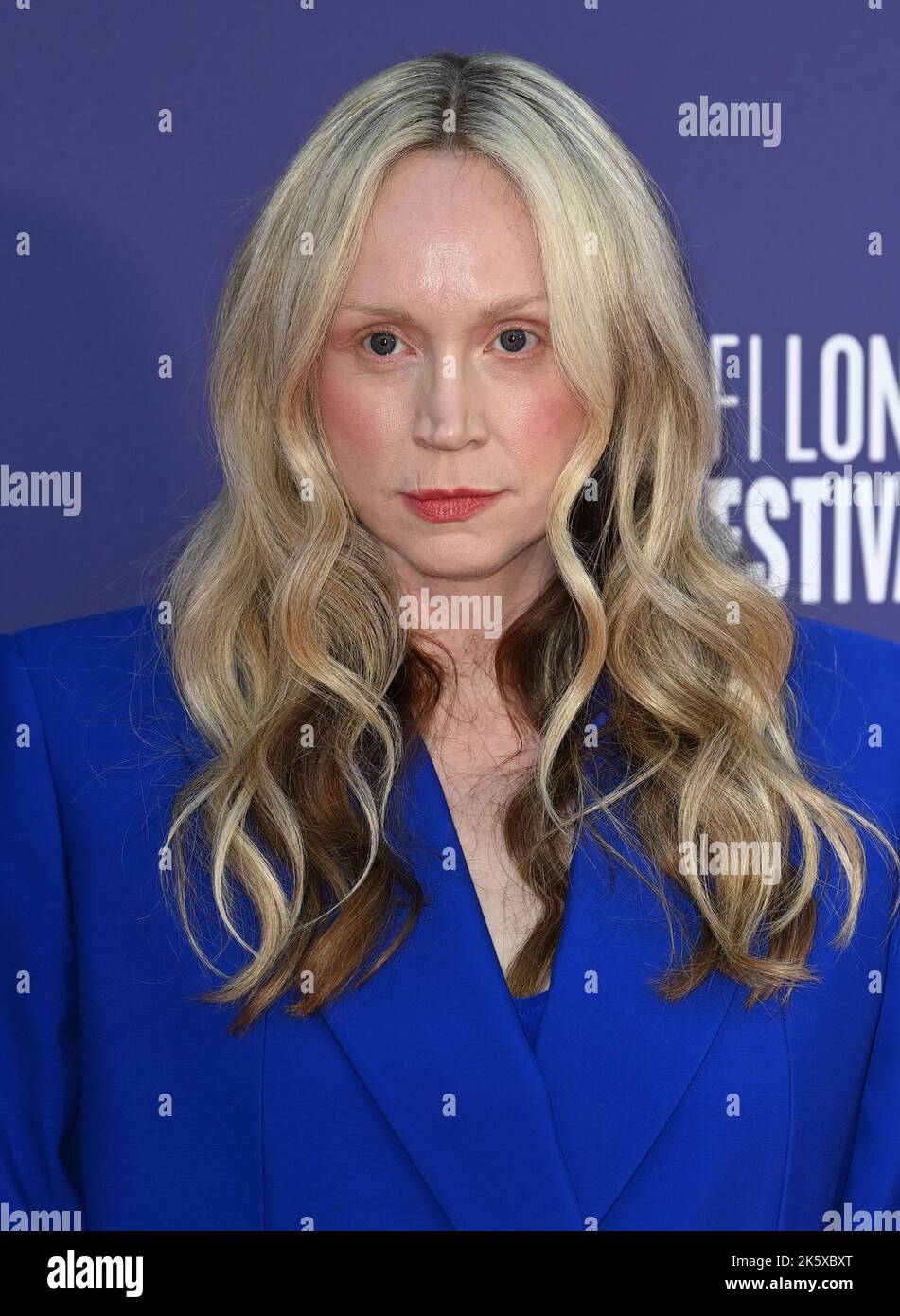 October 10th, 2022. London, UK. Gwendoline Christie arriving at the BFI ...