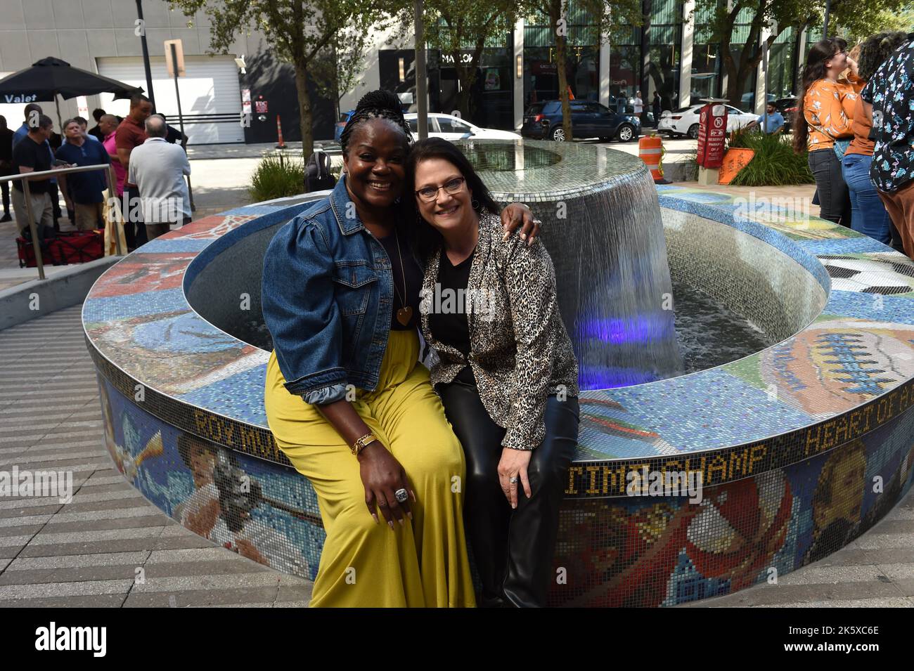 Houston, United States. 29th Sep, 2022. Sheryl Swoops and Janis Burke ...
