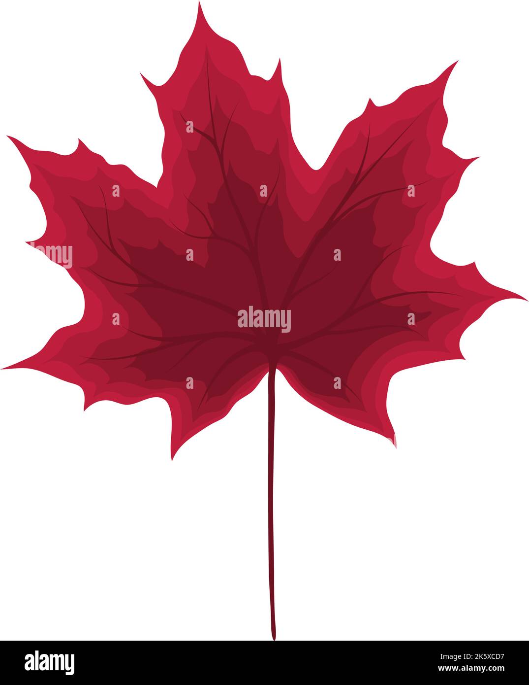 Autumn maple leaf. Leaf fall. Vector illustration Stock Vector Image ...