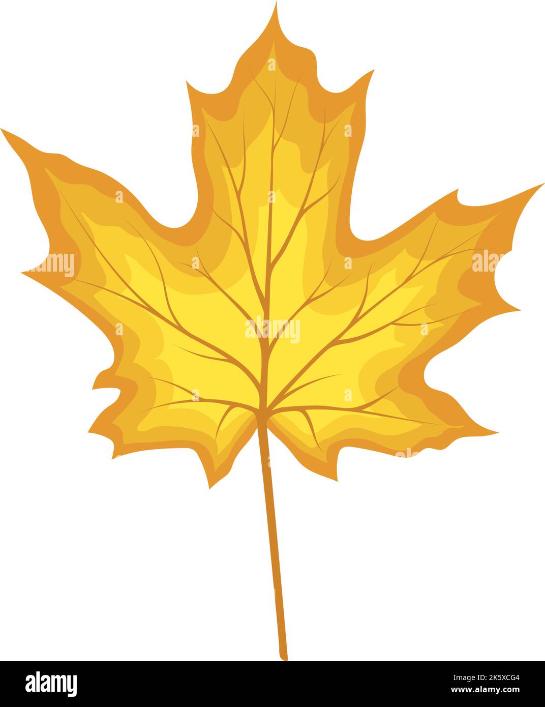 Autumn maple leaf. Leaf fall. Vector illustration Stock Vector Image ...