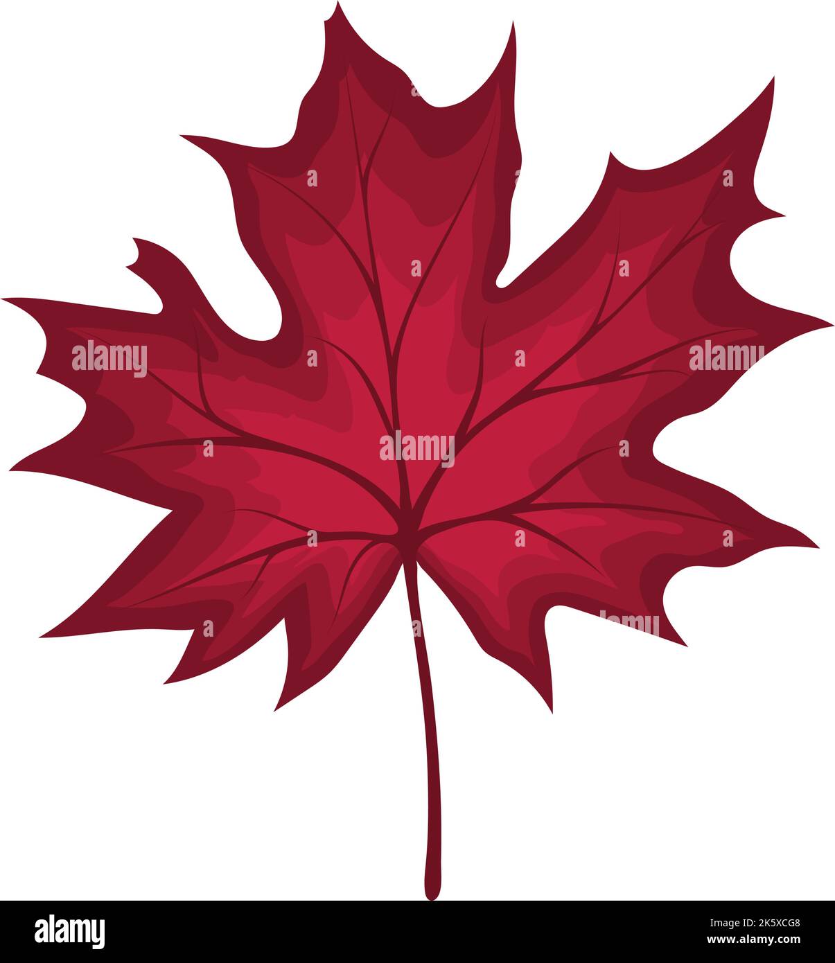Autumn maple leaf. Leaf fall. Vector illustration Stock Vector Image ...