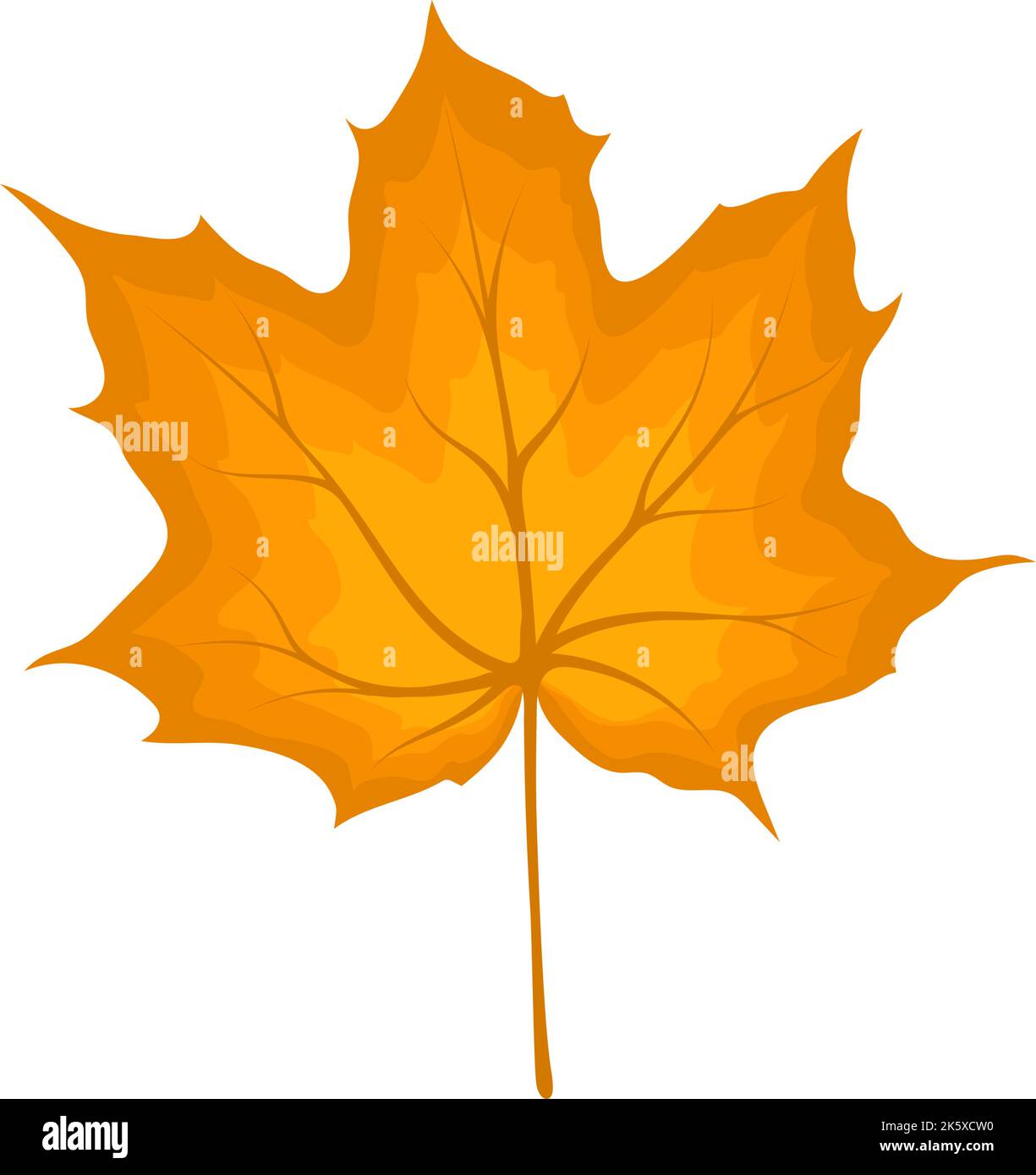 Autumn maple leaf. Leaf fall. Vector illustration Stock Vector Image ...