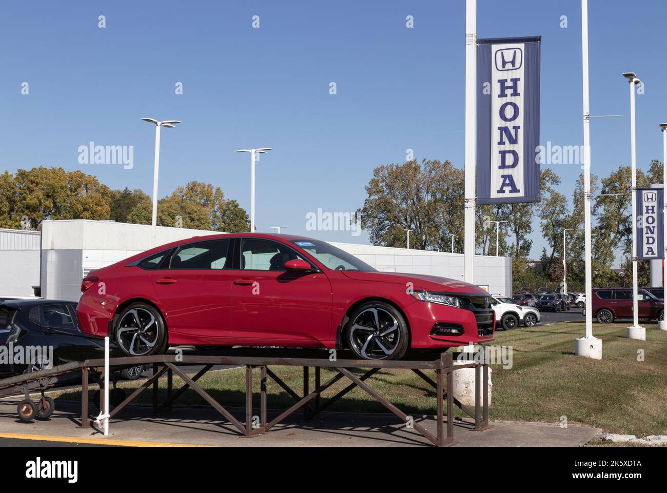 Indianapolis - Circa October 2022: Used Honda Accord display. With ...