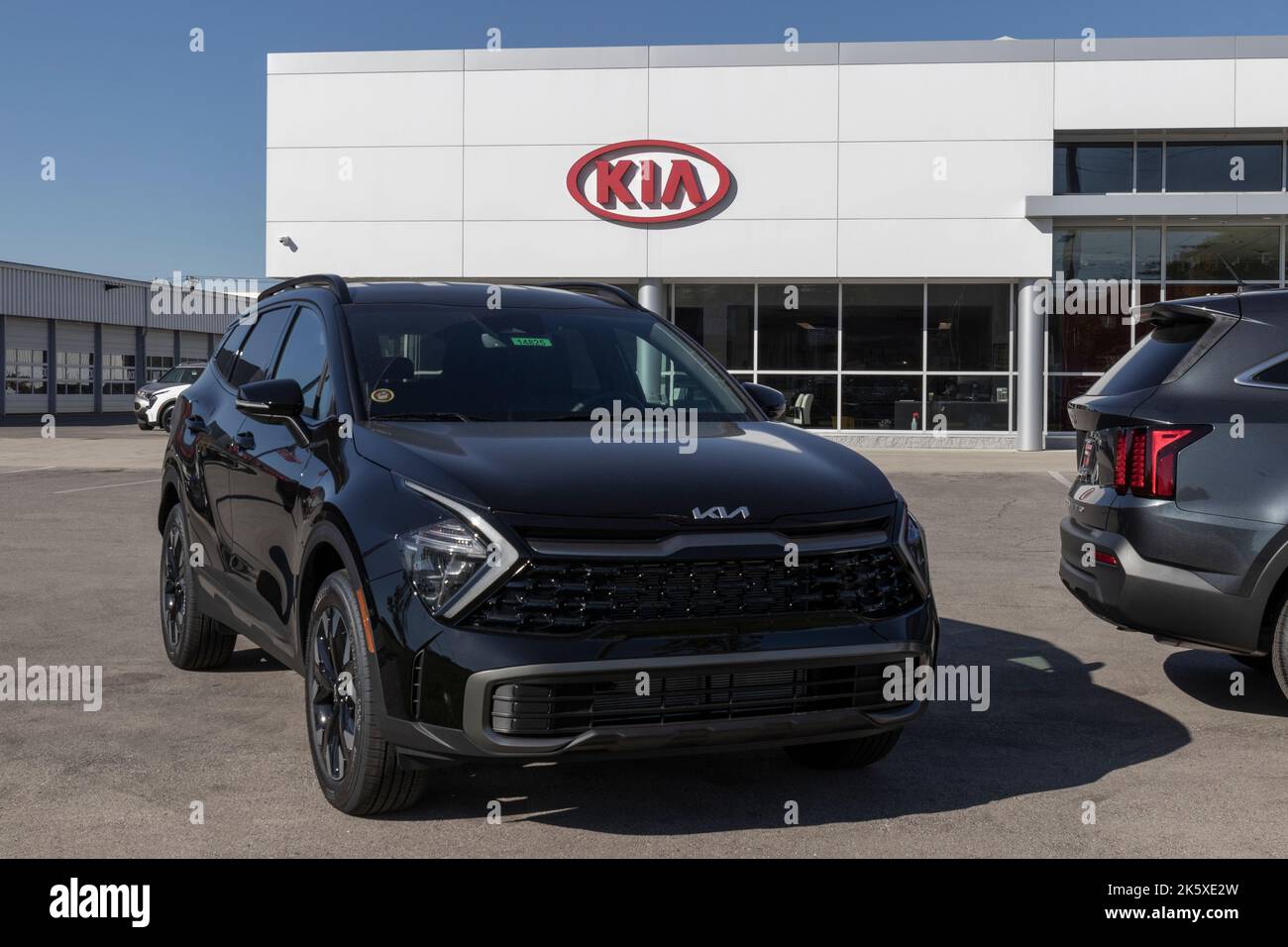 Indianapolis - Circa October 2022: Kia Sportage display at a dealership ...