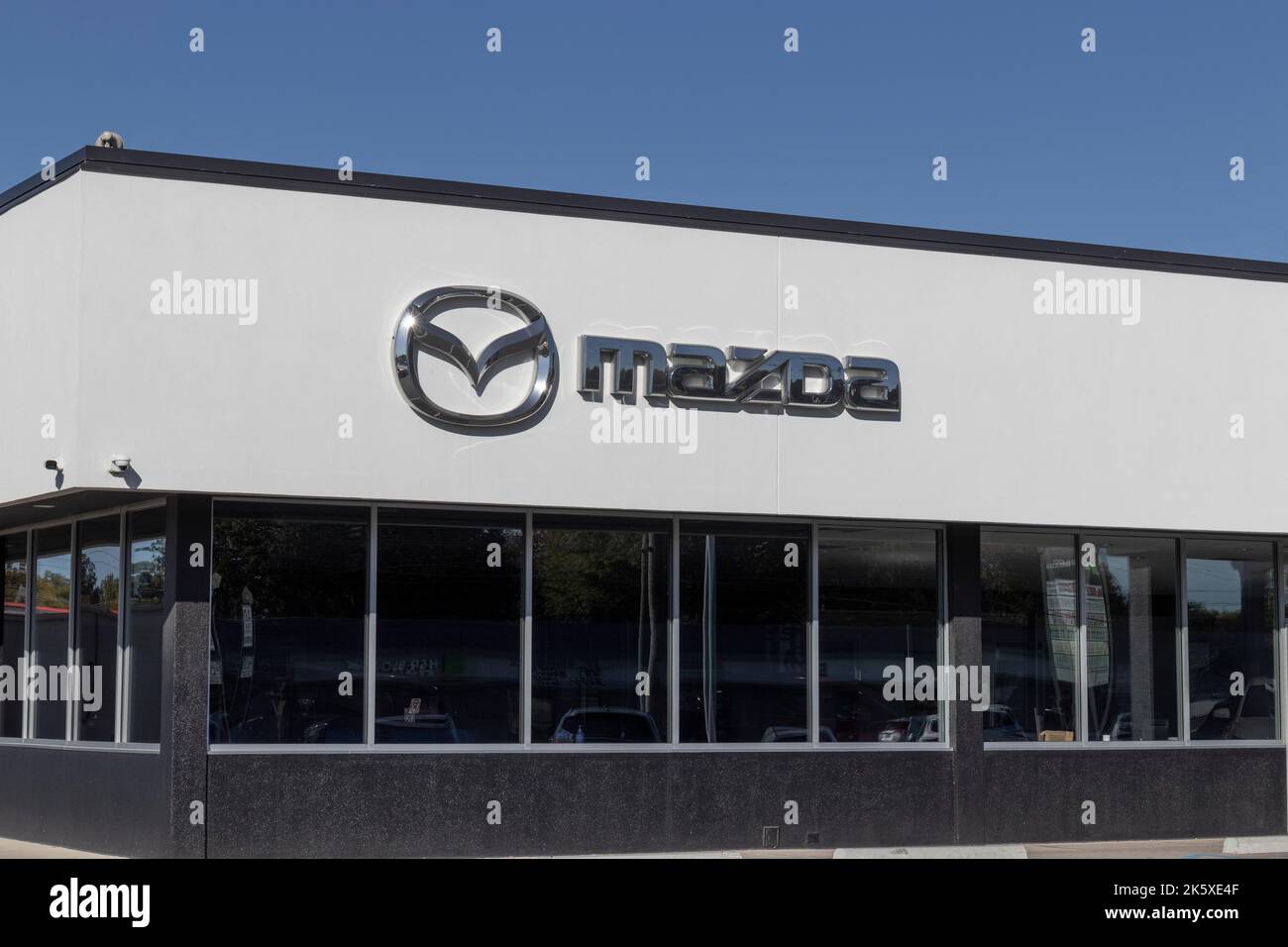 Indianapolis - Circa October 2022: Mazda car and SUV dealership. Mazda ...