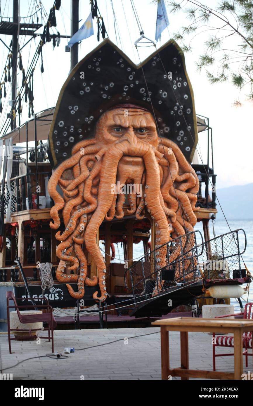 Sarande, Albania, Monday 16 September 2022 Beautiful city sights summer ...