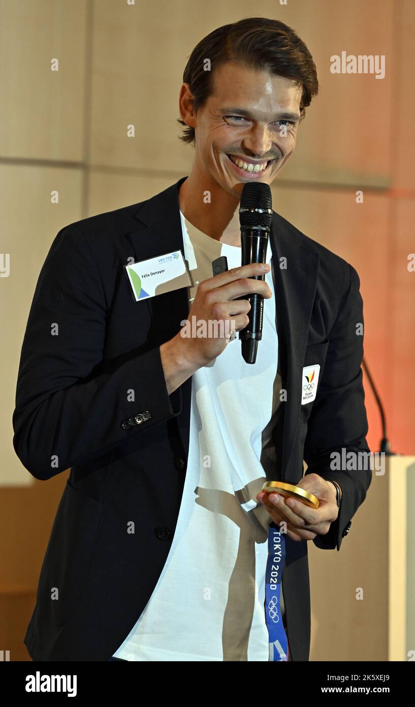 Belgian hockey player Felix Denayer kick off event for Paris 2024 ...