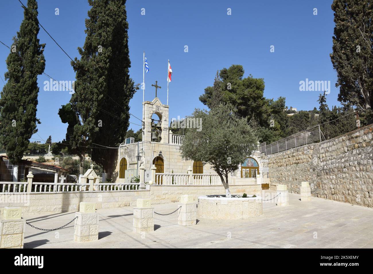 Tomb of the Virgin and Grotto of Gethsemane outside the City Walls of ...