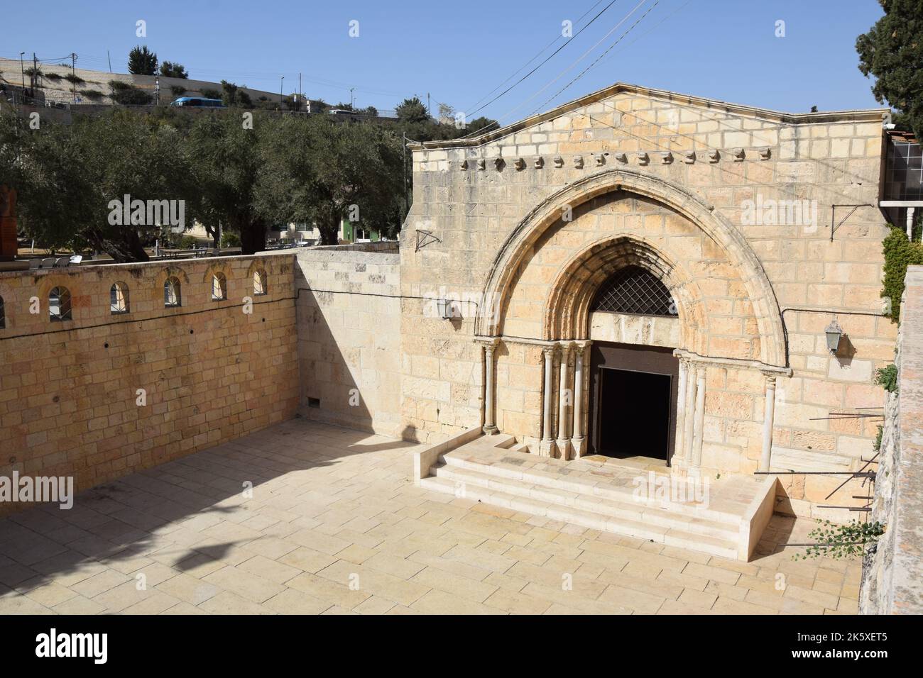 Tomb of the Virgin and Grotto of Gethsemane outside the City Walls of ...