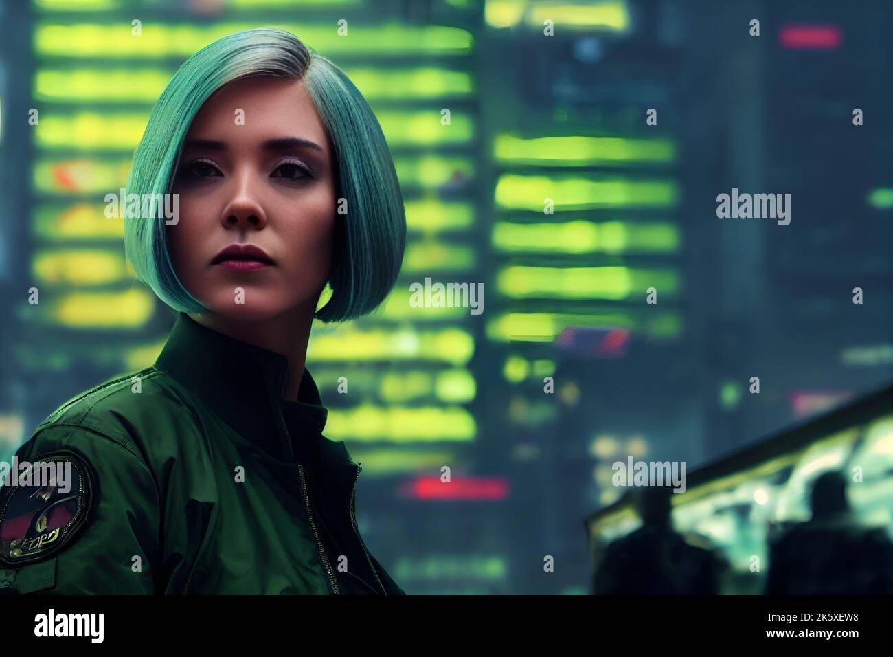 Cyberpunk street art hi-res stock photography and images - Alamy