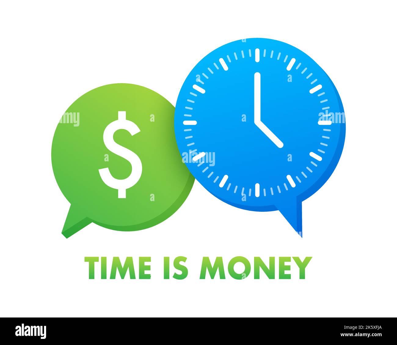 Time is money icon. Money saving. Business and management. Vector stock ...