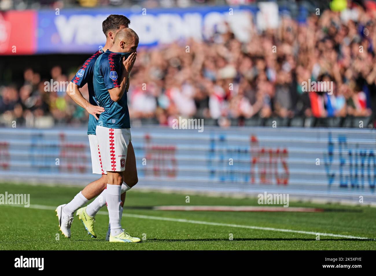 Rotterdam - 09/10/2022, Vaclav Cerny of FC Twente after receiving a red ...
