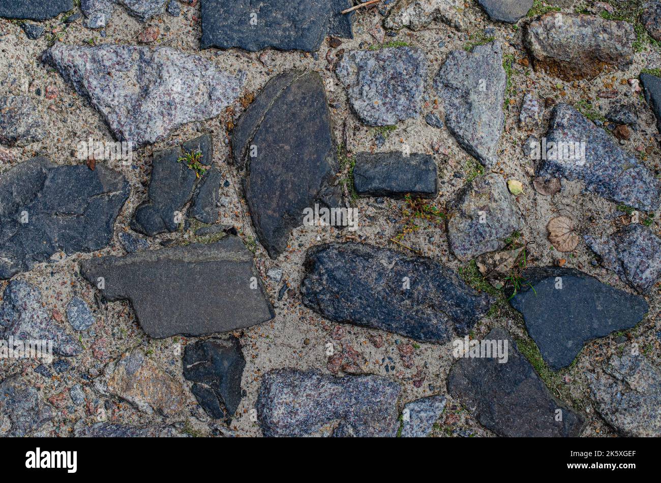 Block stone floor texture background Stone block road pavement. detail ...