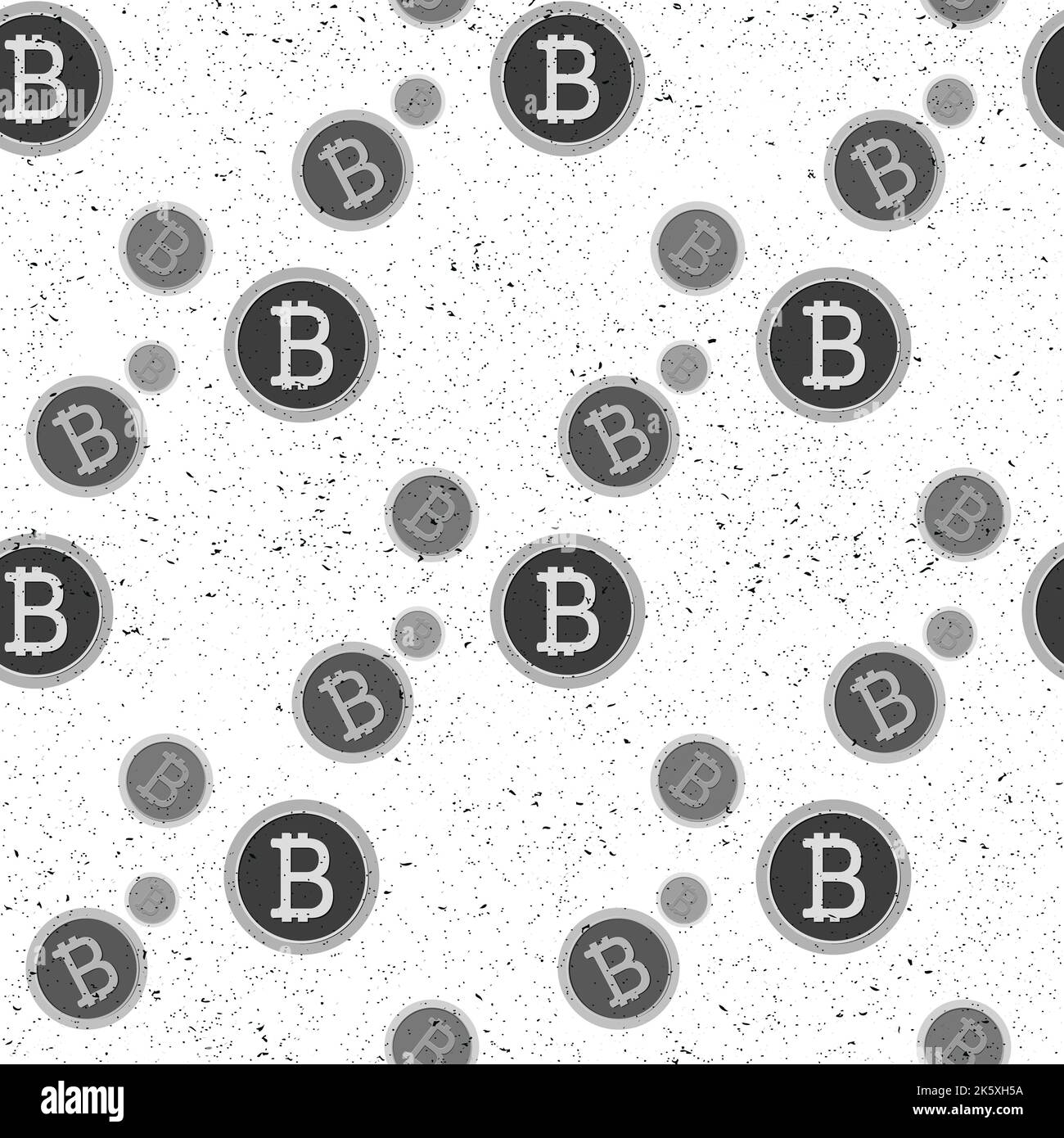 Pattern black bitcoin. Simple seamless pattern, black bitcoin symbols ...
