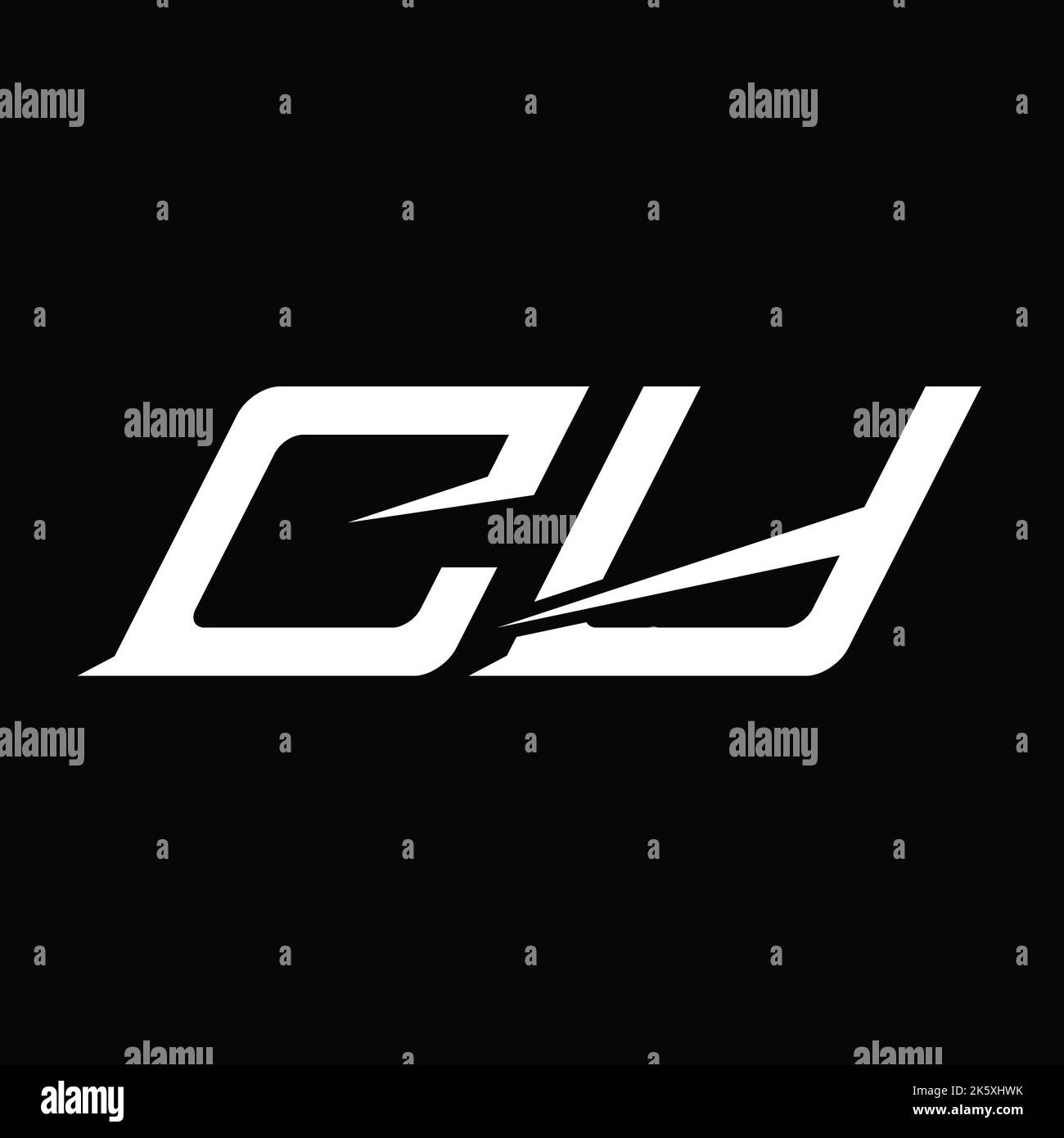 CY Logo monogram letter with slice style design template Stock Photo ...