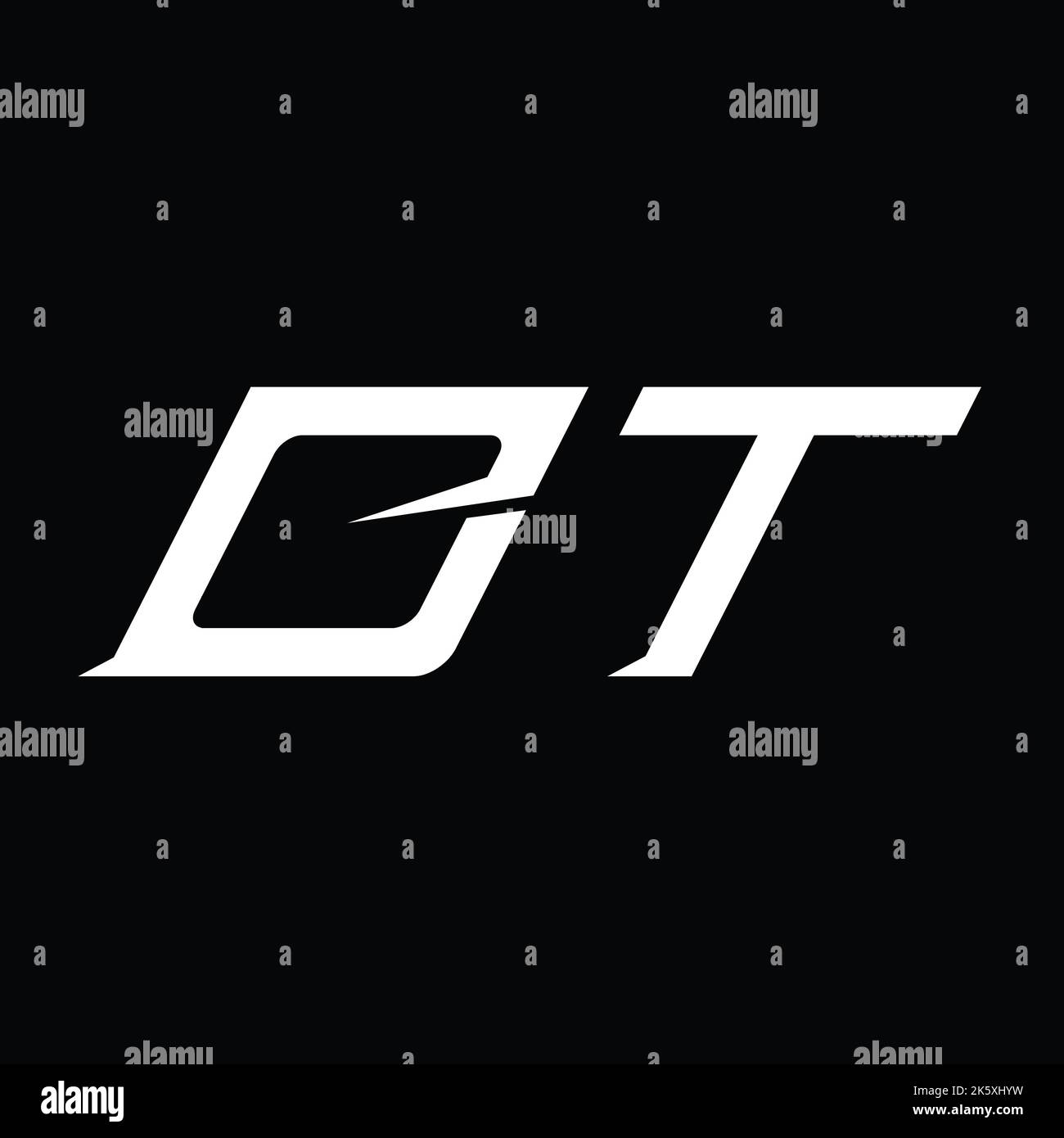 Letter d t logo hi-res stock photography and images - Alamy