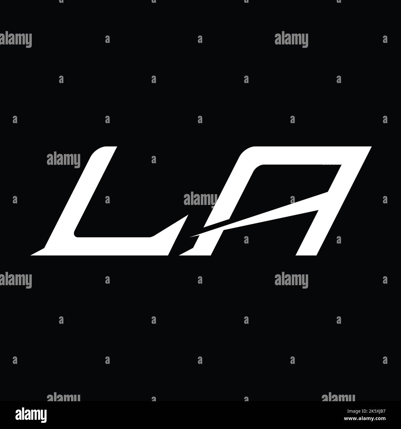 Alphabet la logo hi-res stock photography and images - Alamy