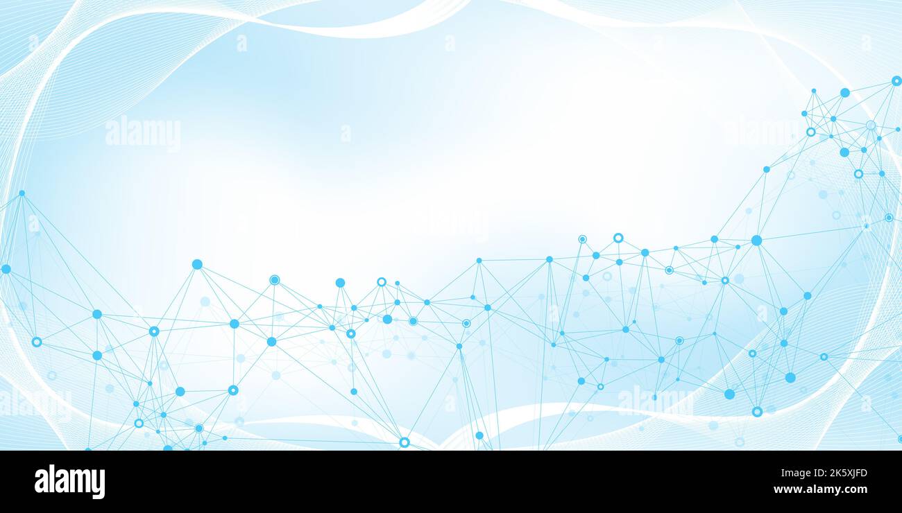 Scientific illustrtiaon genetic engineering, DNA helix, DNA strand ...