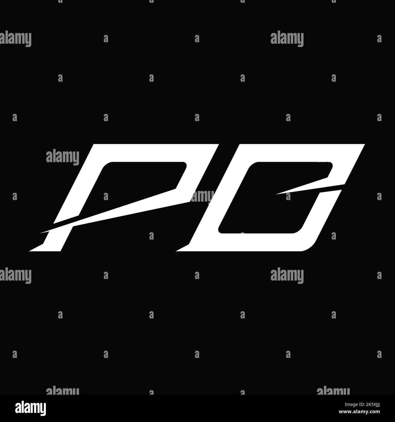 PD Logo monogram letter with slice style design template Stock Photo ... PD Logo monogram letter with slice style design template Stock Photo ...