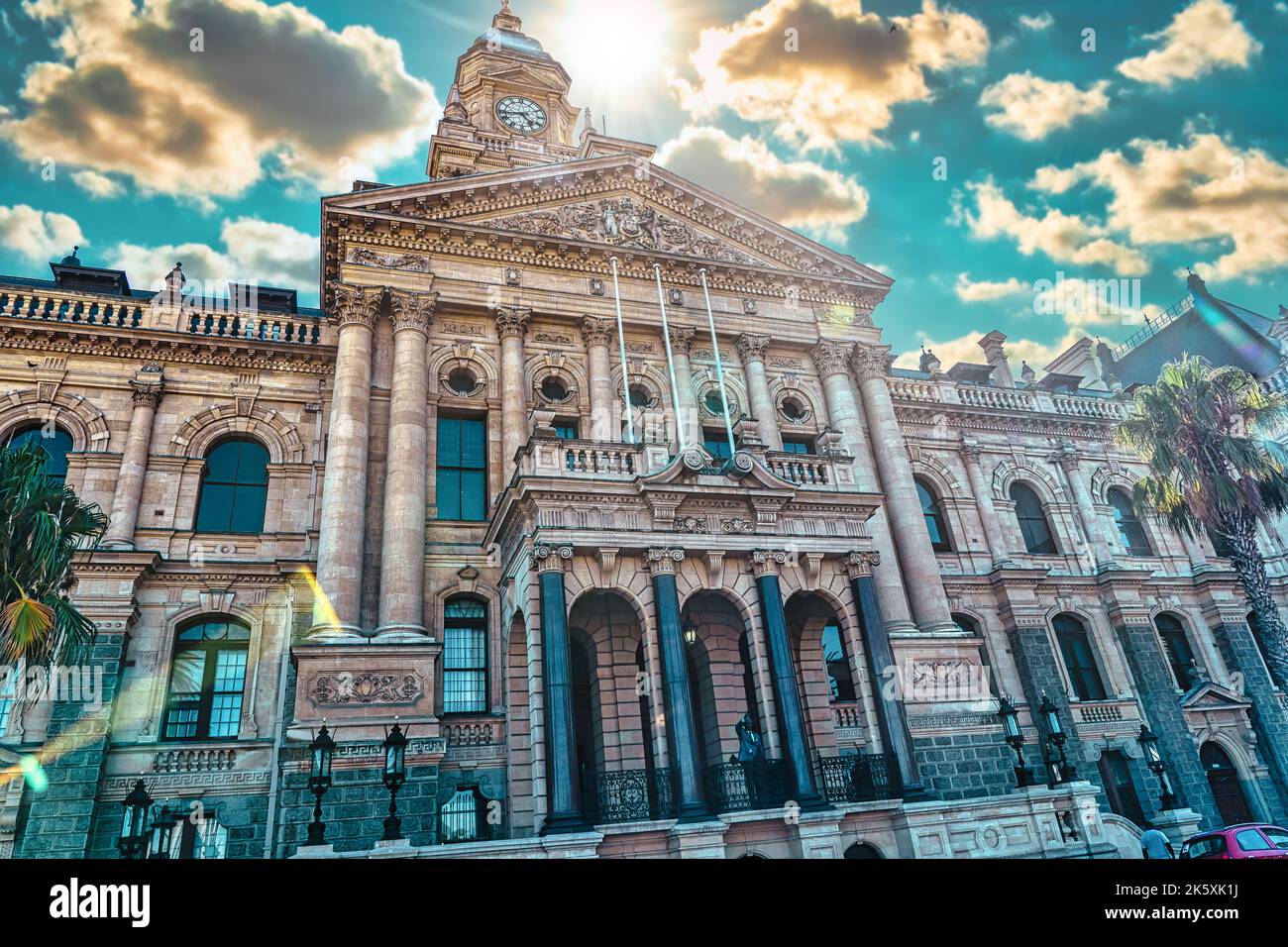 The grand city hall of Cape Town with all its magnificence and ceremony ...