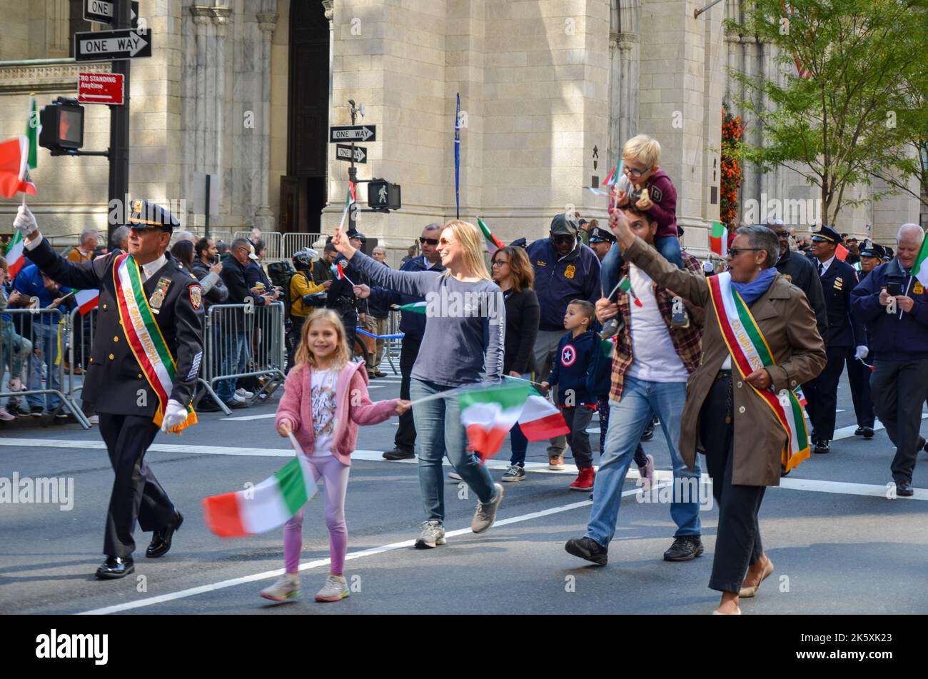 New York City, United States. 10th OCT, 2022. Italian New Yorkers are ...
