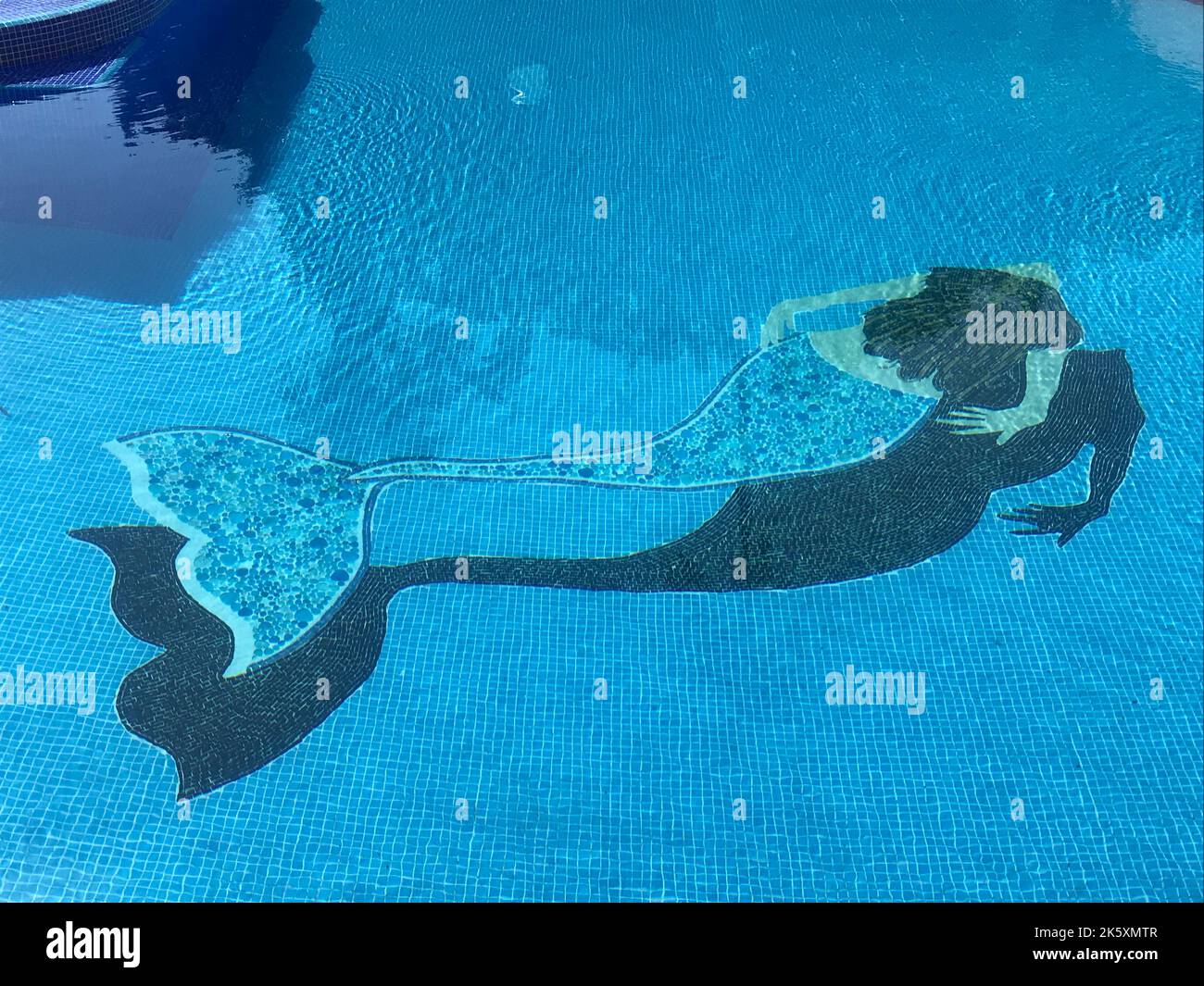 pool mosaic of mermaid Stock Photo - Alamy