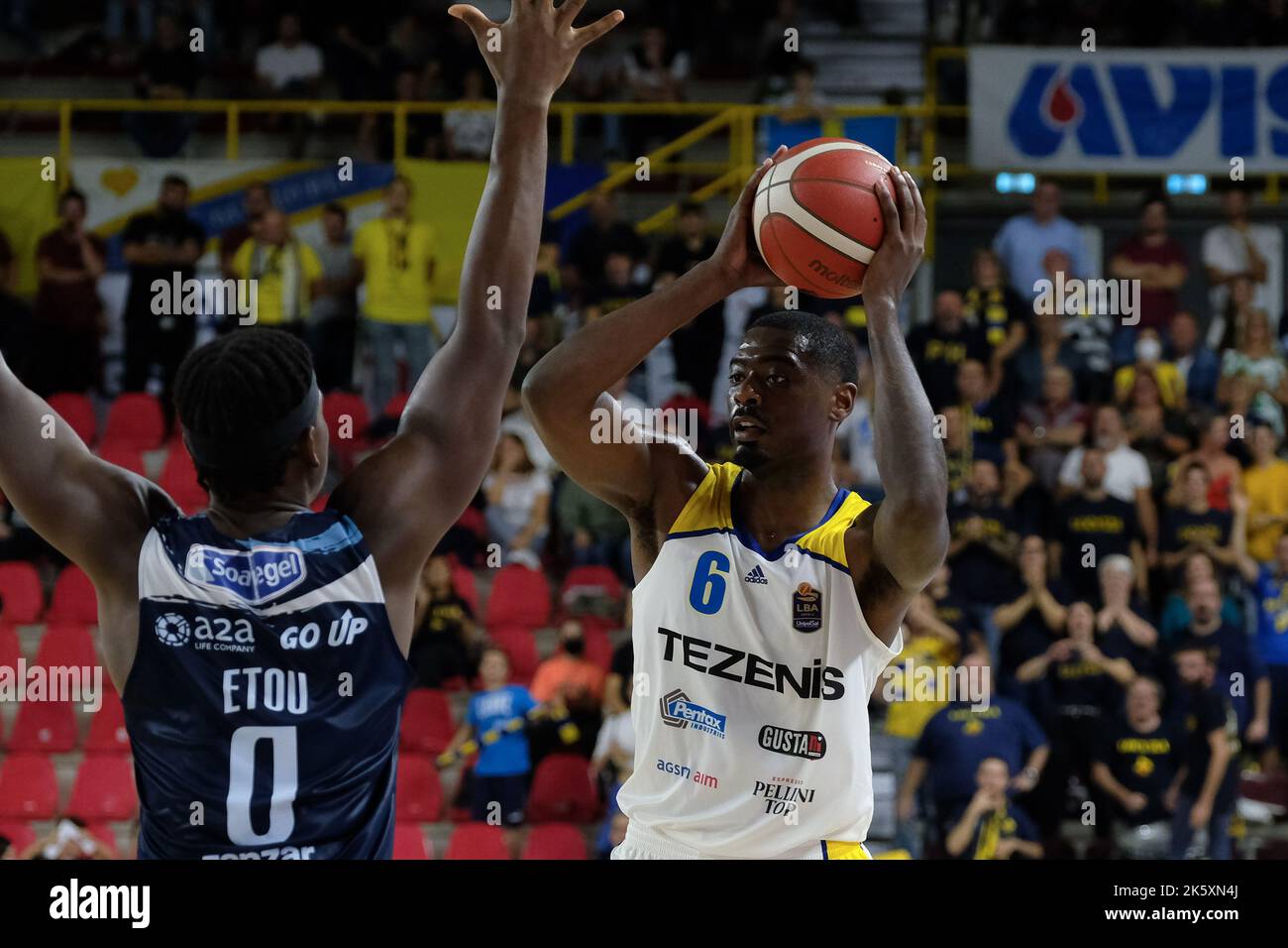 Verona, Italy. 2th October 2022. Italian A1 Basketball Championship ...
