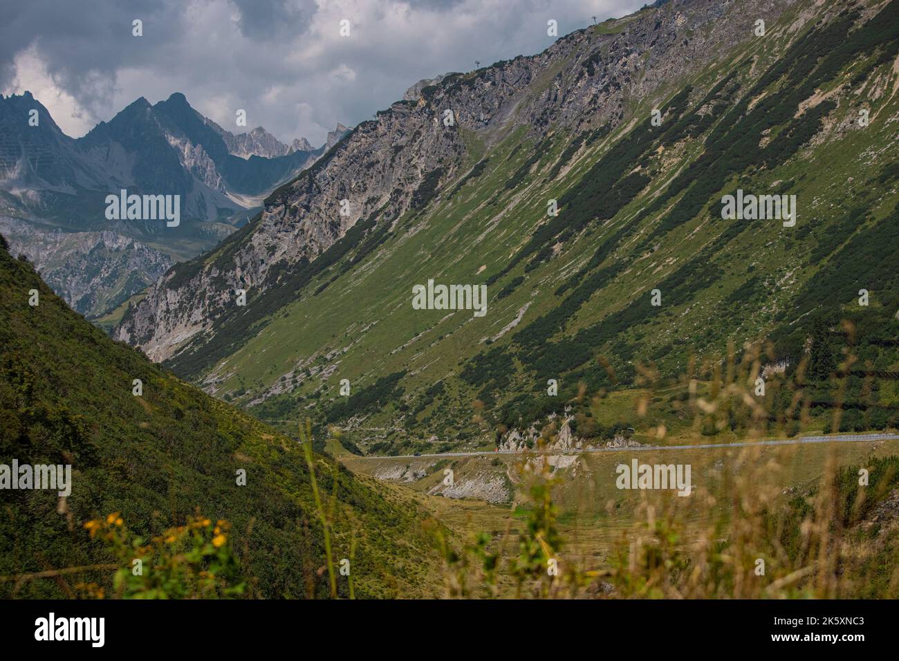 Arlberg mountain road hi-res stock photography and images - Alamy