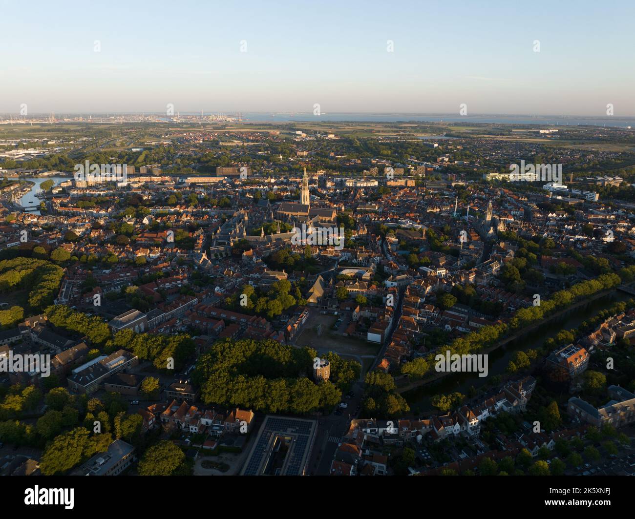 The Abbey Tower 90.5 meter high church tower in the abbey complex in ...