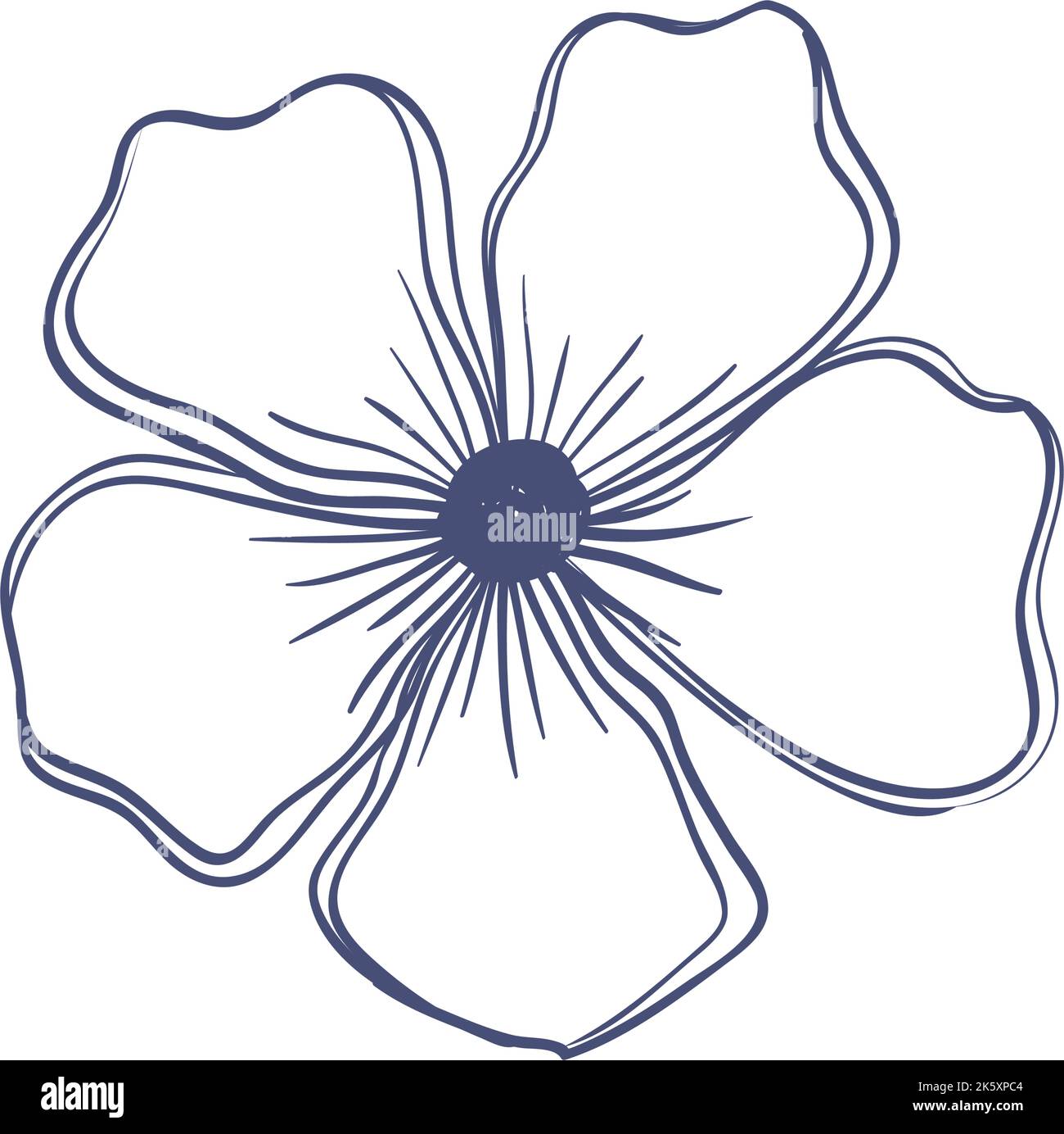 flower garden sketch Stock Vector Image & Art - Alamy