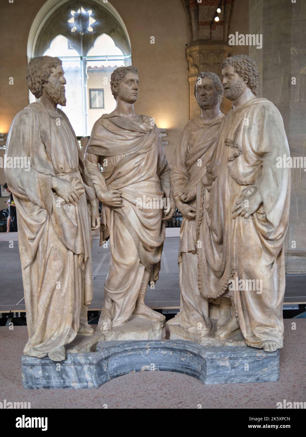 Sculpture by Nanni Di Banco in the Museum of the Church of Orsanmichele ...