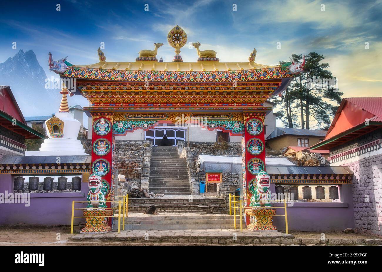 Tengboche Monastery, Himalayas, Nepal Stock Photo - Alamy