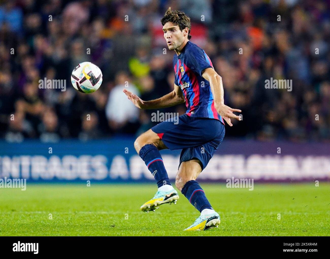 Barcelona, Spain. October 9, 2022, Marcos Alonso of FC Barcelona during ...