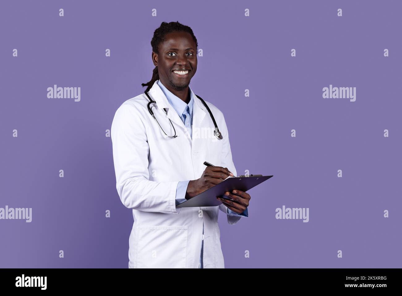 African american male doctor portrait hi-res stock photography and ...
