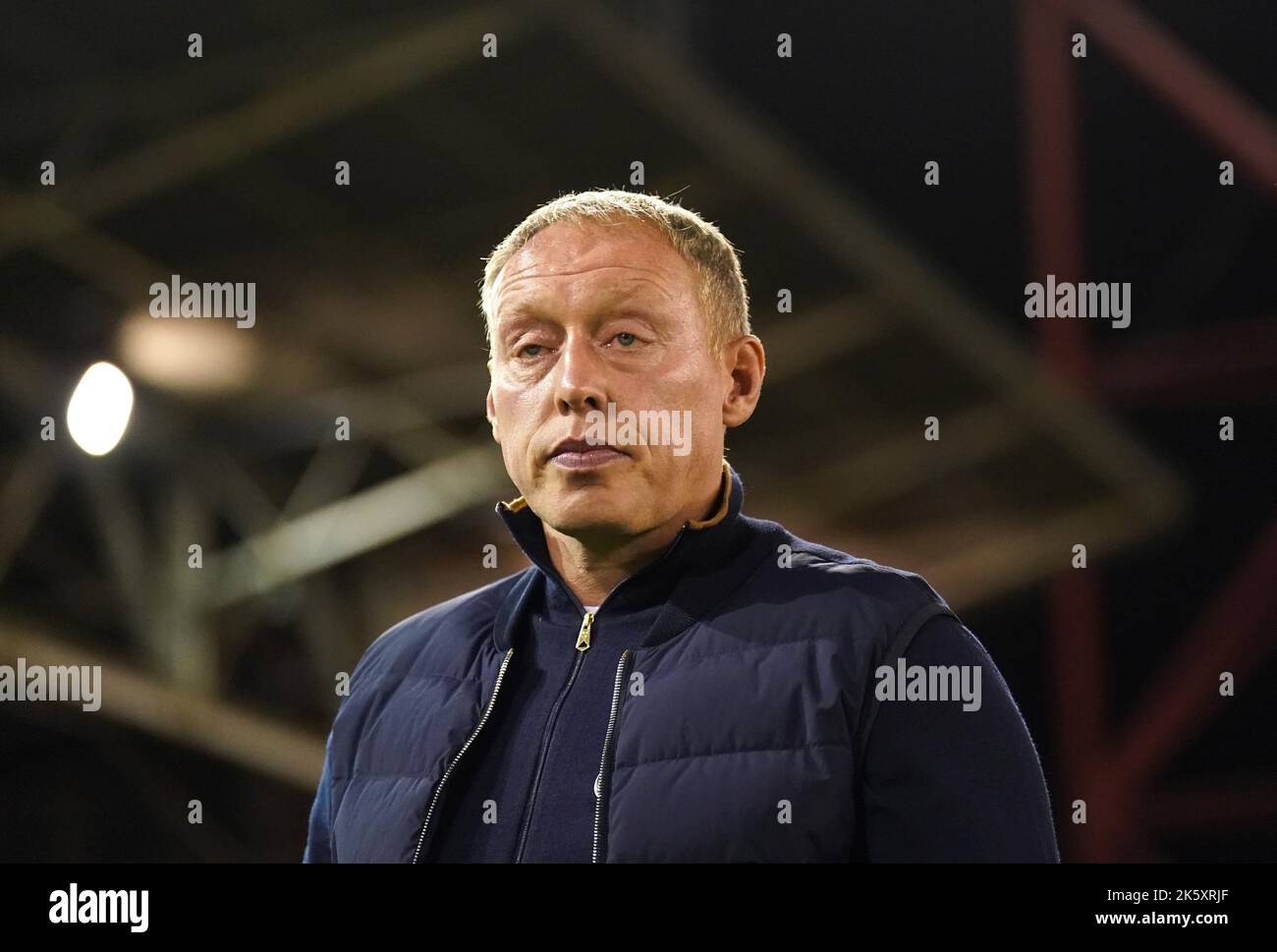 Nottingham Forest manager Steve Cooper ahead of the Premier League ...