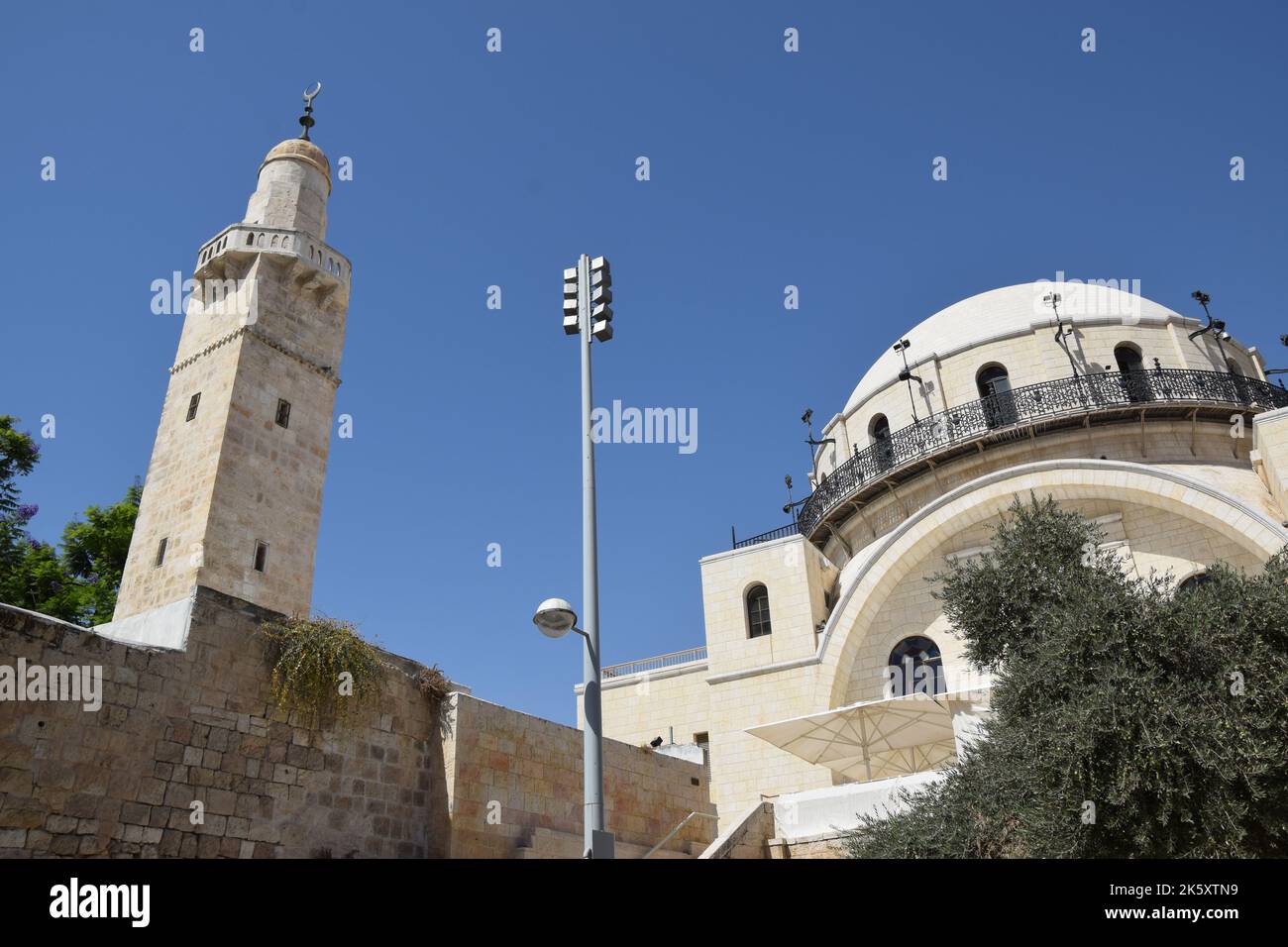 Hurva Synagogue in the Jewish Quarter - Old City of Jerusalem during ...