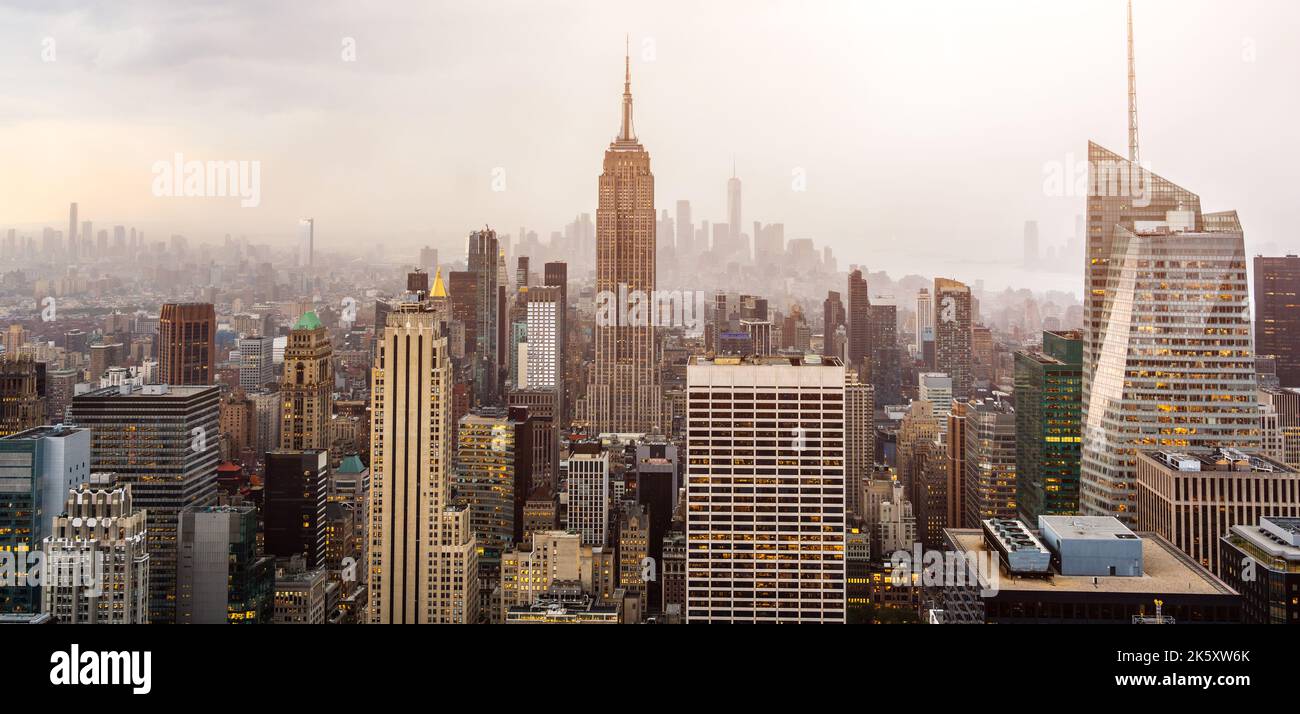 High-rise America as a symbol of human greatness and progress Stock ...