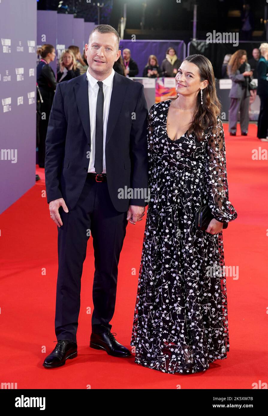 Tobias Lindholm and Caroline Blanco attending the UK premiere of The ...