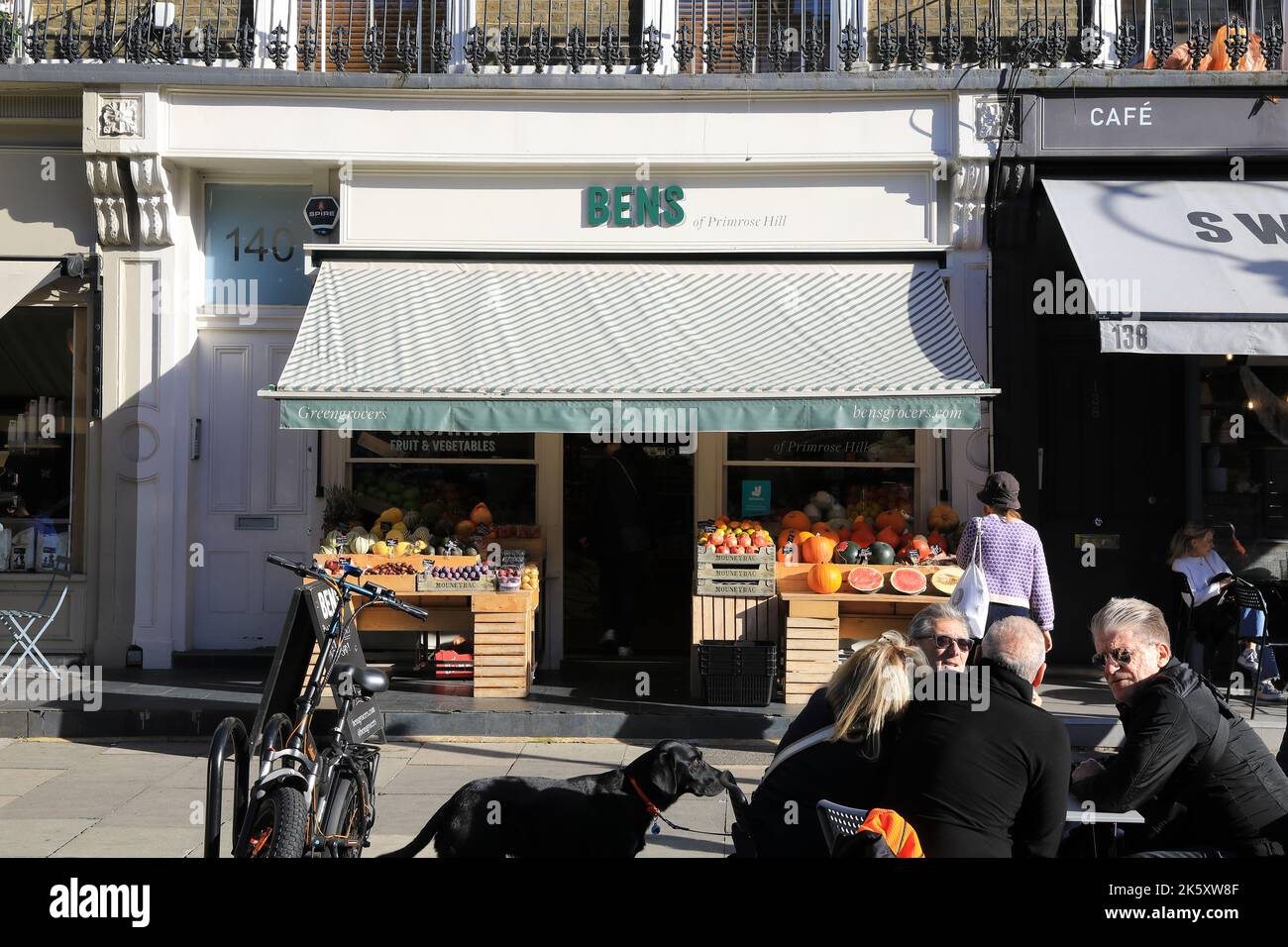 The upmarket village of Primrose Hill with independent stores along ...