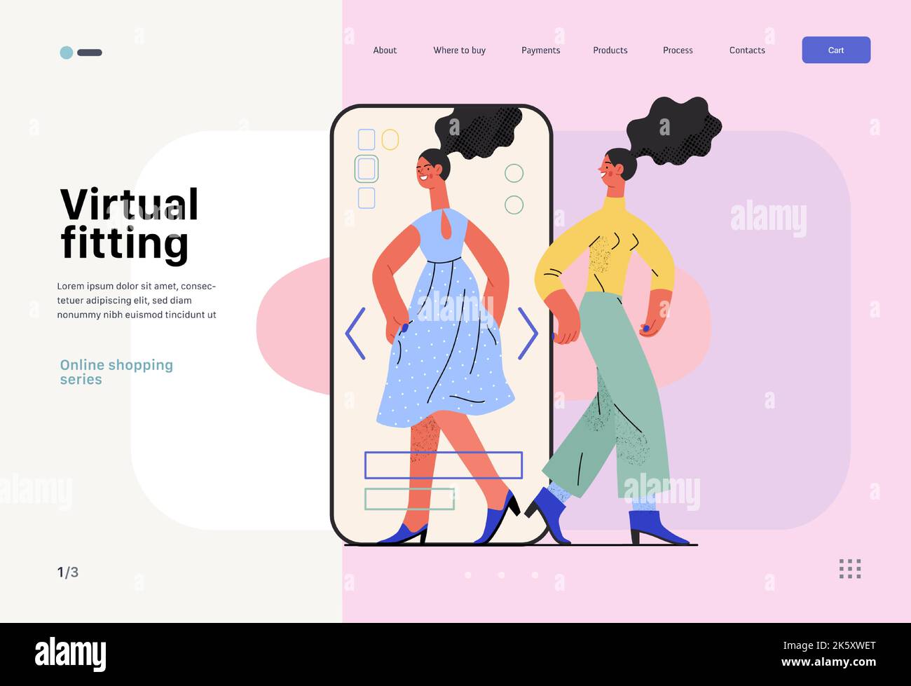 Virtual mirror shop hi-res stock photography and images - Alamy