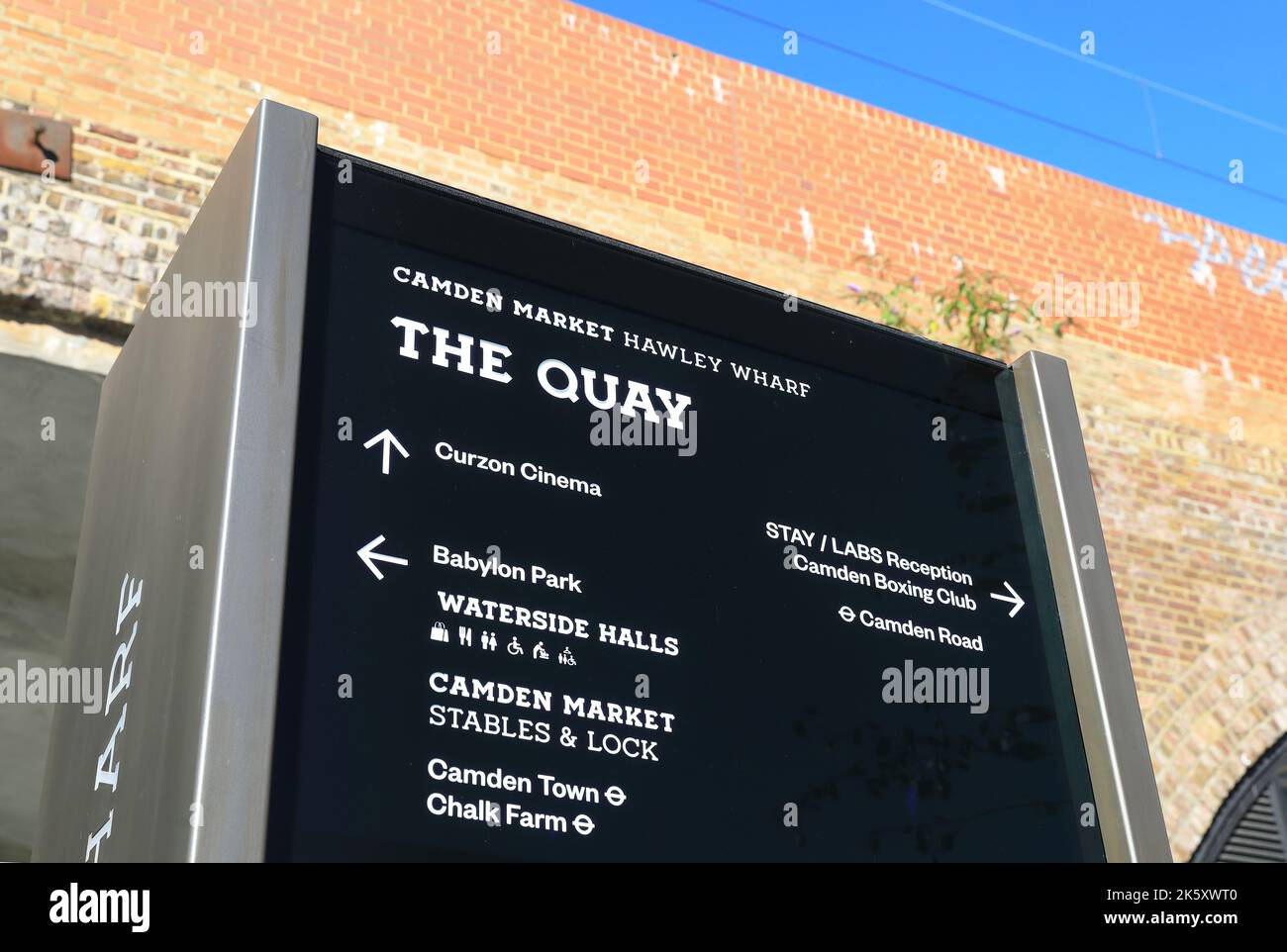 Autumn sunshine on Hawley Wharf, restored as a canal-side shopping ...