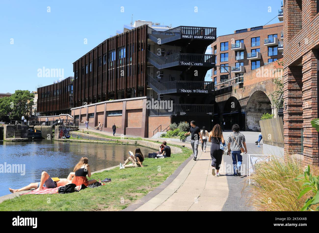 Hawley Wharf restored as a canal-side shopping, eating and dining ...
