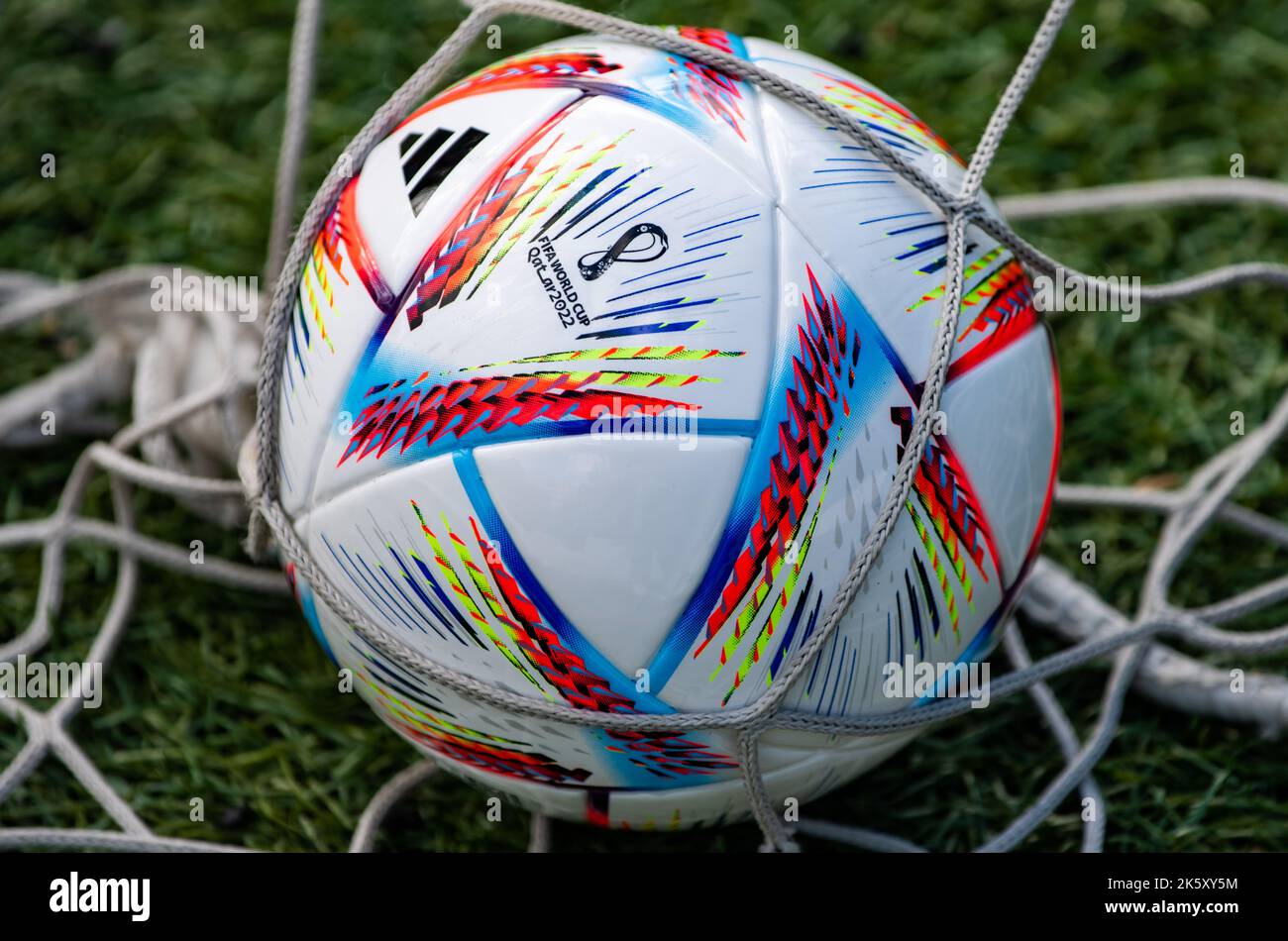 September 3, 2022, Doha, Qatar. The official ball of the FIFA World Cup ...