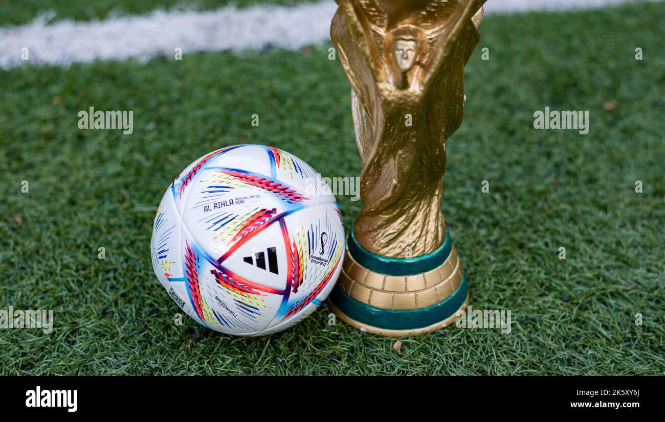September 3, 2022, Doha, Qatar. FIFA World Cup and official Adidas Al ...