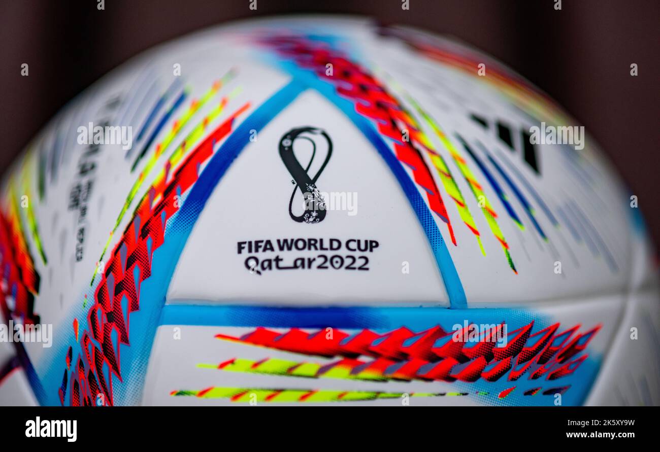 September 25, 2022, Doha, Qatar, The official ball of the 2022 FIFA ...
